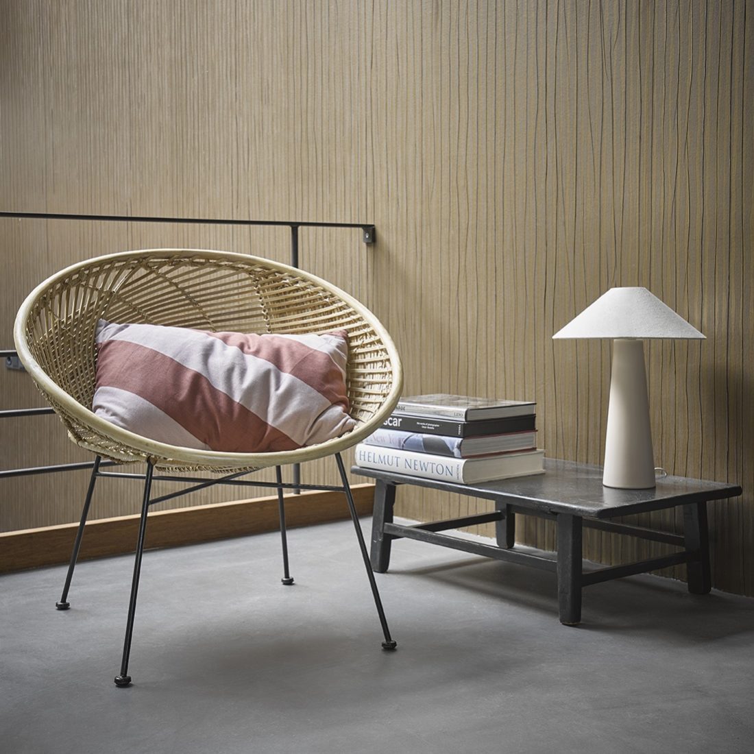 Chaise ronde lounge en rotin - Home Therapy